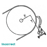 ¿Cómo localizo correctamente un prelimpiador H-Type® en una polea motriz?